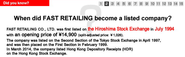 About Us | FAST RETAILING CO., LTD.